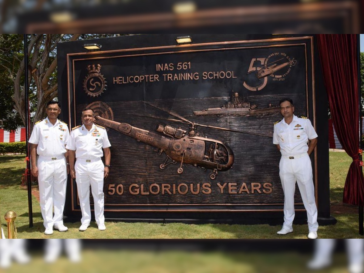Indian Navy’s only Helicopter Training School INAS 561 completes 50 years