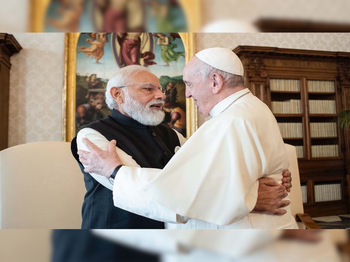 G-20 Summit: PM Narendra Modi meets Pope Francis at Vatican City