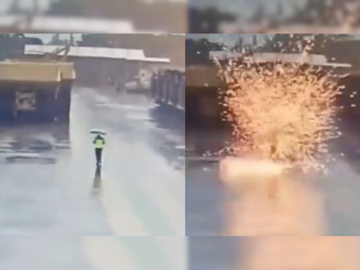Man miraculously survives explosive lightning strike, moment caught on ...