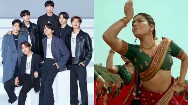 BTS members V, Jimin, Jungkook dance to Rashmika Mandanna’s ‘Saami ...