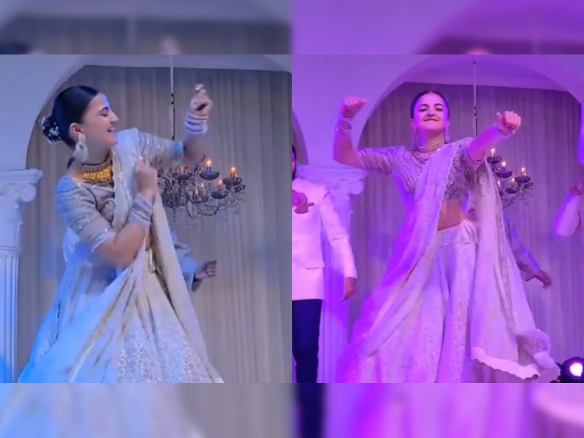 Bride's sister grooving to Harrdy Sandhu's popular 'Bijlee Bijlee' song ...