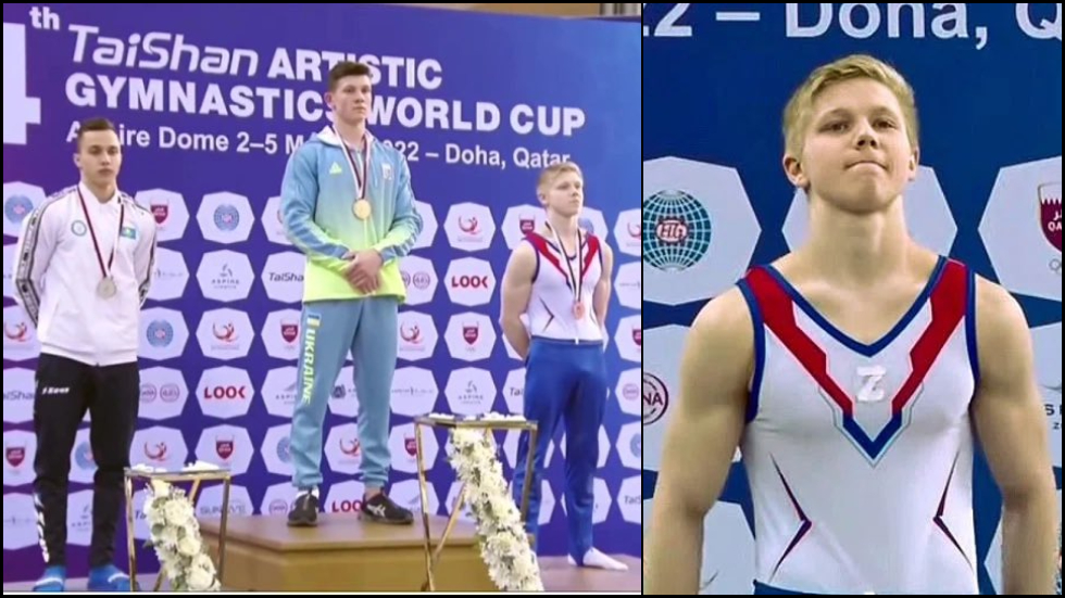 What Is Z Russian Gymnast Ivan Kuliak Criticised For Wearing This