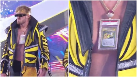 WATCH: On WWE debut, Logan Paul wears most expensive Pokemon card worth ...