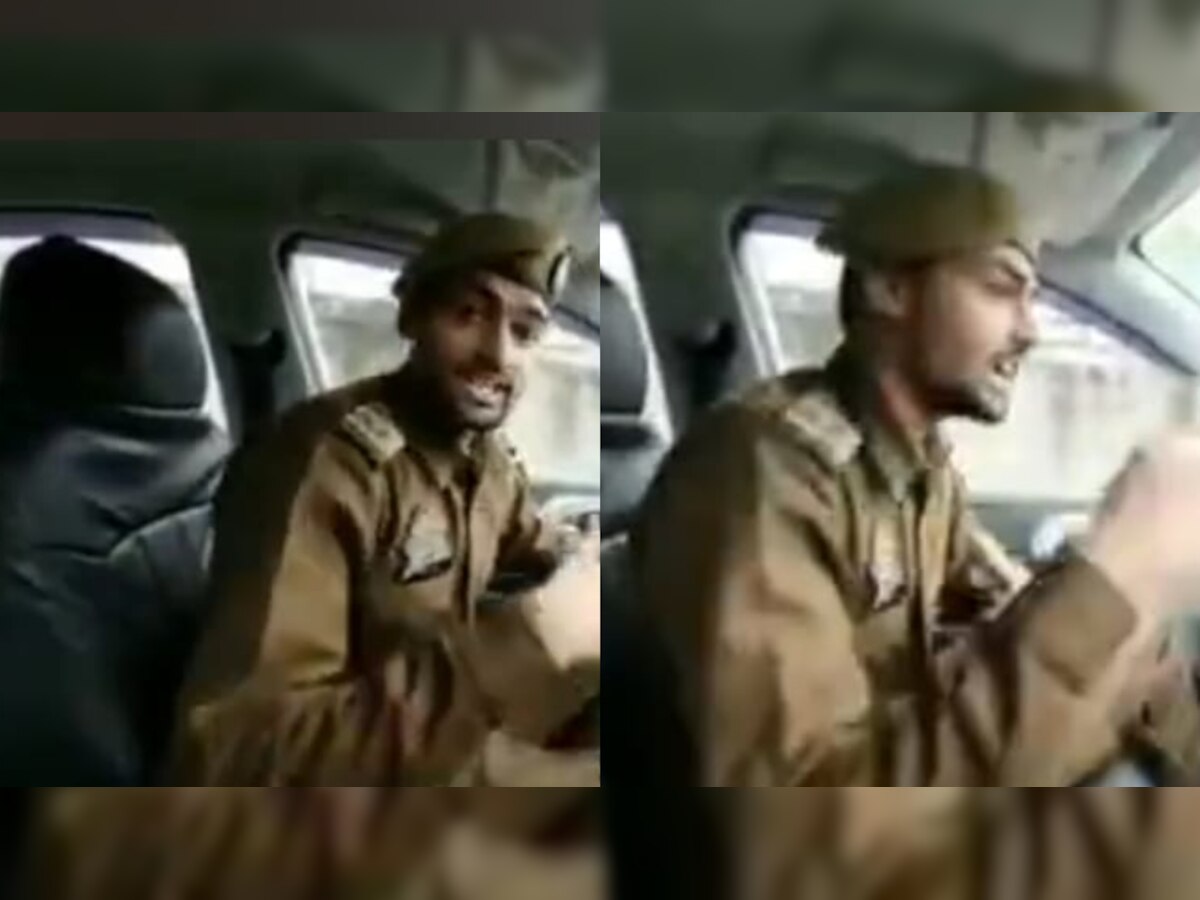 Policeman raps with amazing flow in viral video, netizens left stunned