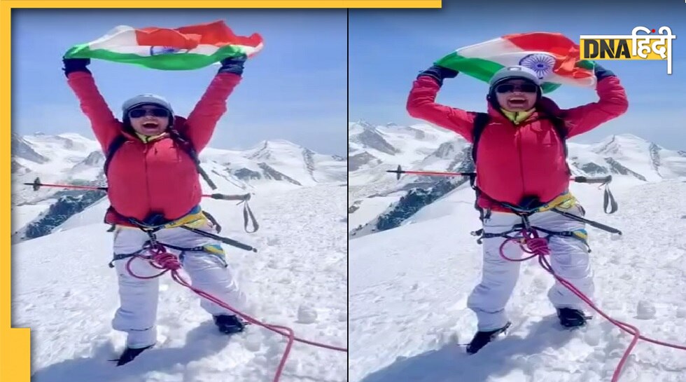 Aanchal Thakur ने फिर बनाया कीर्तिमान, स्विट्जरलैंड की Breithorn चोटी ...