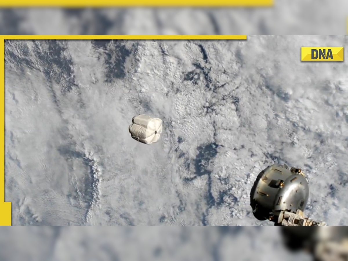 For the first time, 78 kg garbage dropped from space station, video ...