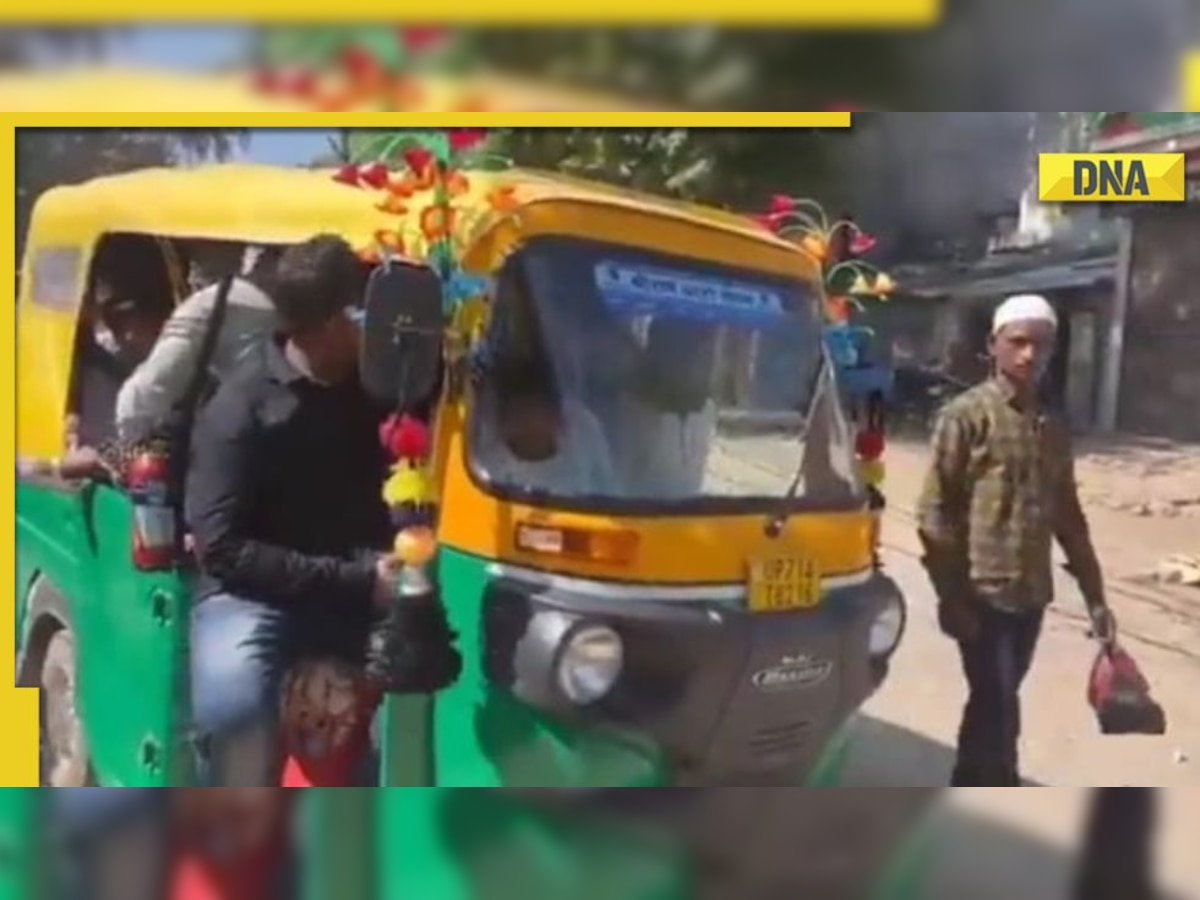 UP Police shocked after stopping auto-rickshaw with 27 passengers ...