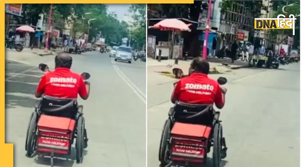 व्हीलचेयर पर खाना डिलीवर करता है Zomato Boy, वीडियो देख इमोशनल हुए लोग