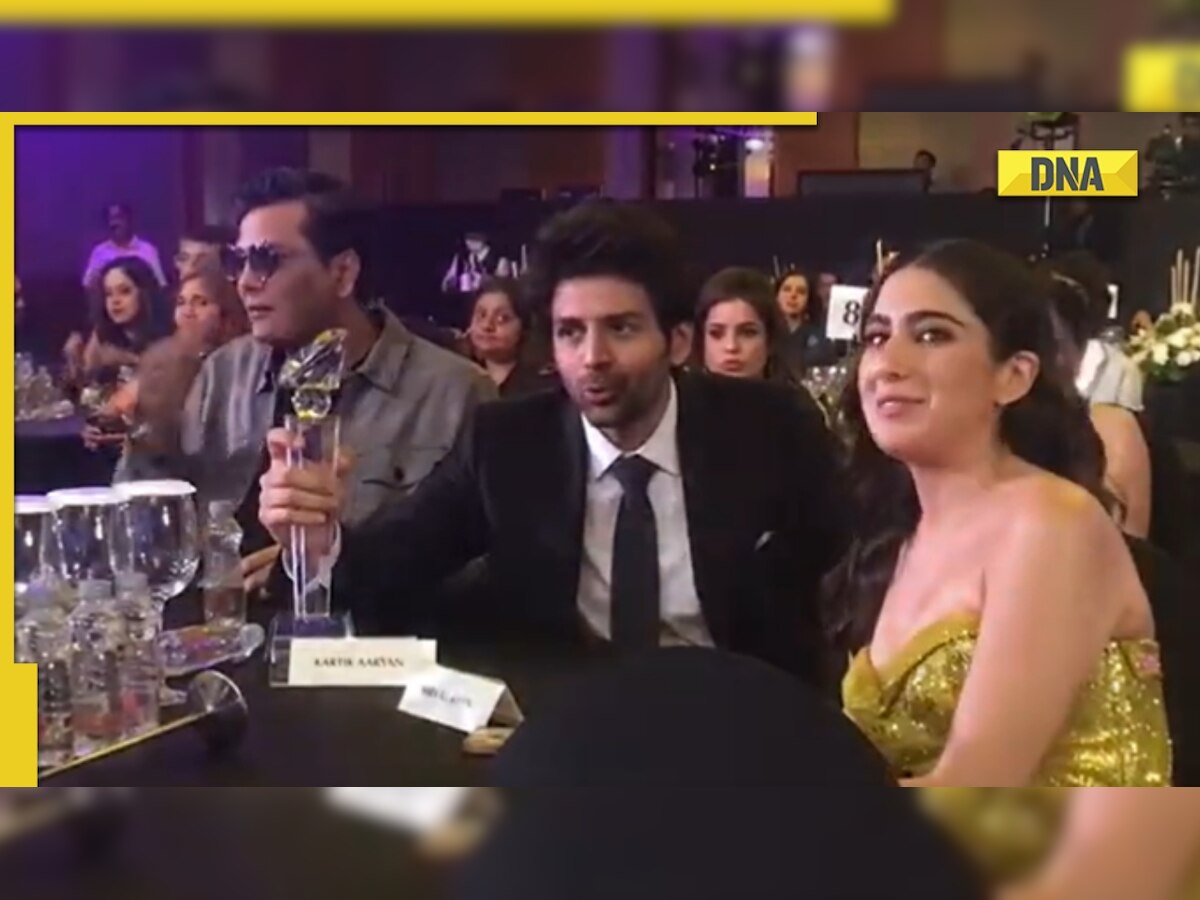 Sara Ali Khan-Kartik Aaryan spotted chatting in viral video, netizens say 'please patch up karlo'