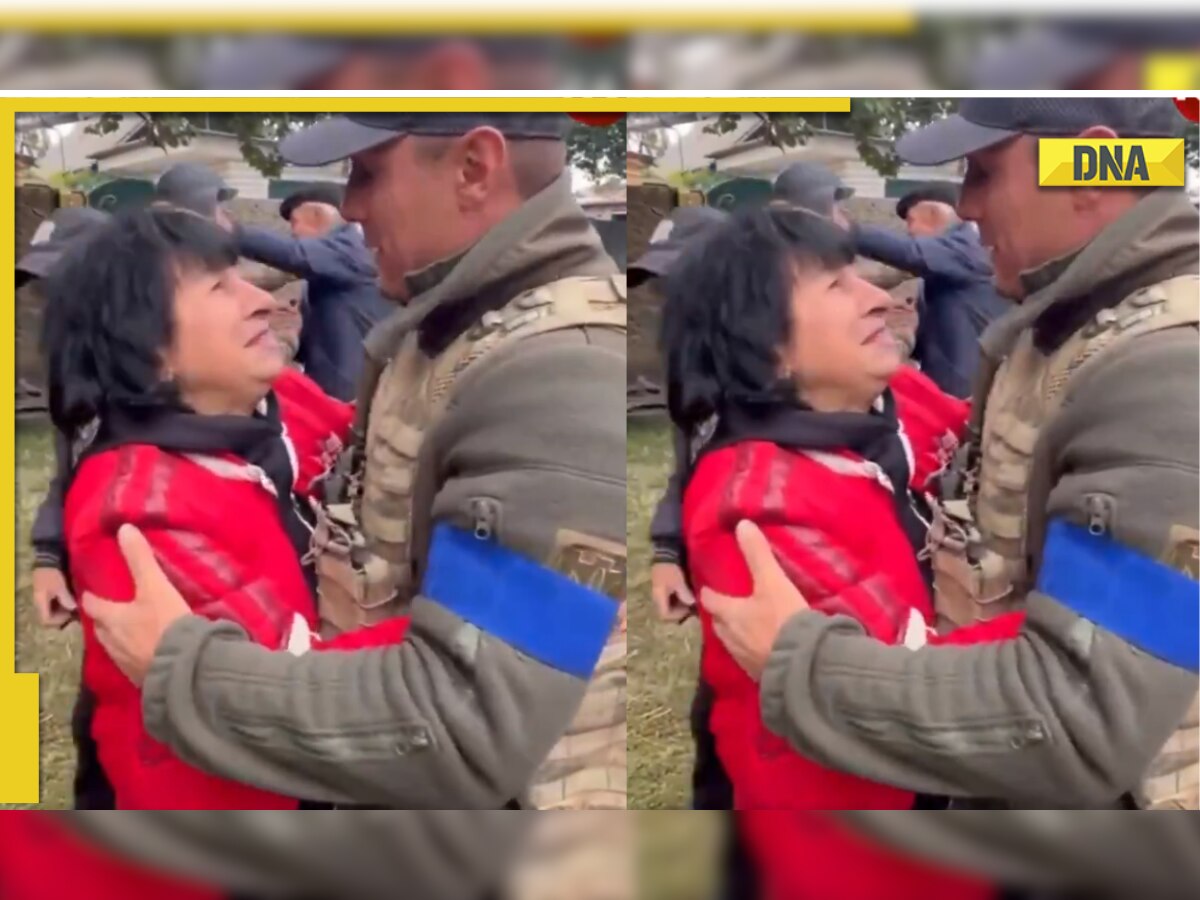 WATCH: Ukrainian mother meets son after country reclaims Kharkiv, gets emotional