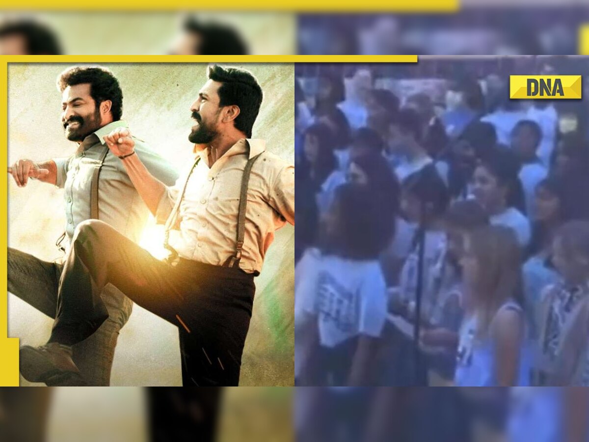 RRR: California school students sing Ram Charan, Jr NTR's popular song ...