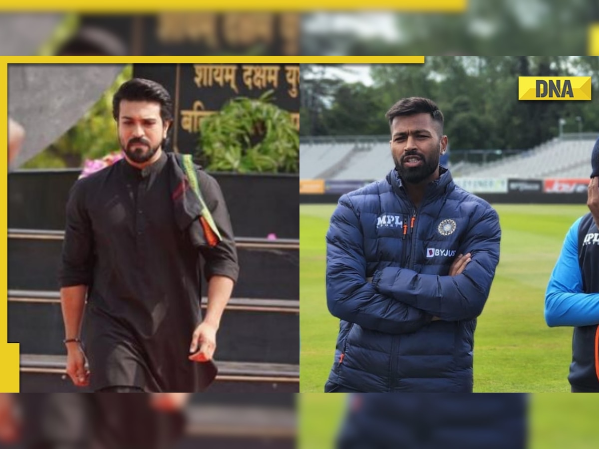 RRR star Ram Charan parties with Hardik Pandya, other cricketers after ...