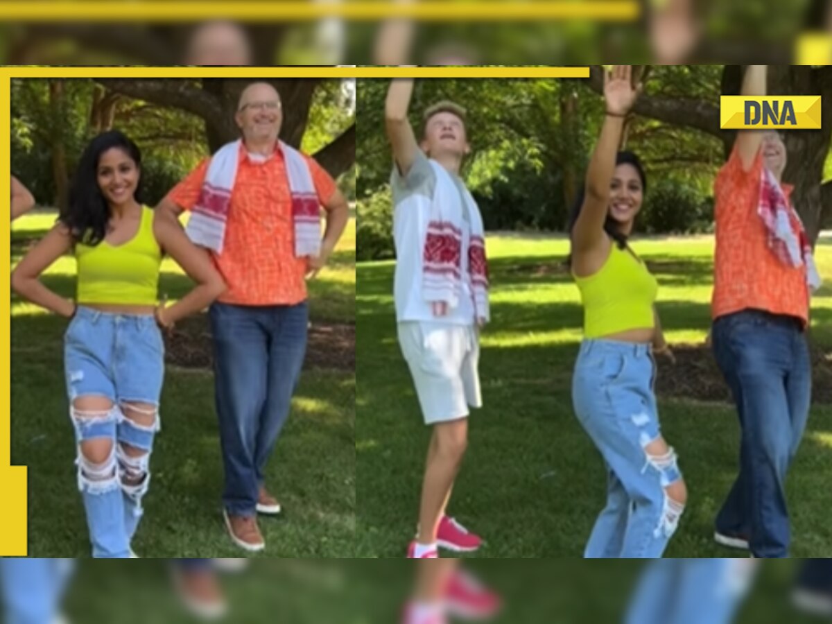 Viral video: US dad Ricky Pond performs Bihu with Assamese influencer ...