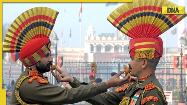 WATCH: Beating Retreat ceremony held at Attari-Wagah Border on 74th ...