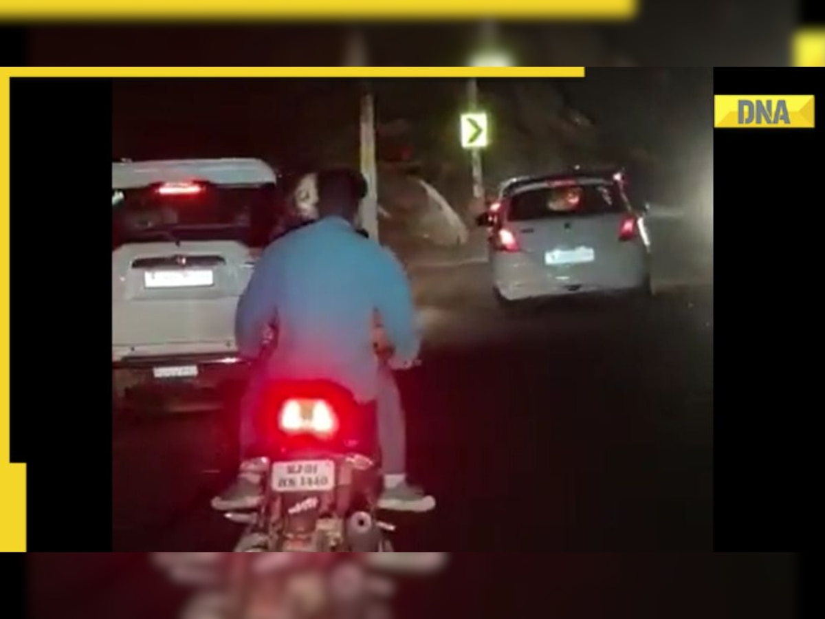 Rajasthan: Couple in viral video caught romancing on bike in Ajmer during Valentine's week, case ...
