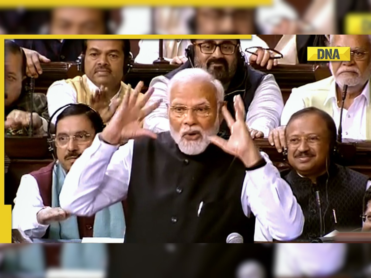 Opposition MPs chant 'Modi-Adani bhai-bhai' in Rajya Sabha, PM Modi ...