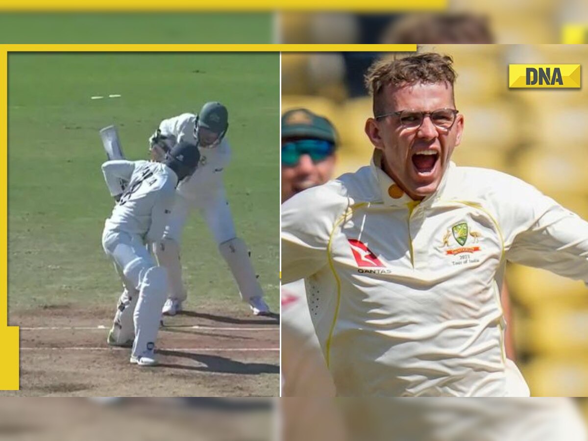 Watch: Todd Murphy knocks over Jadeja's off-stump with a stunning delivery