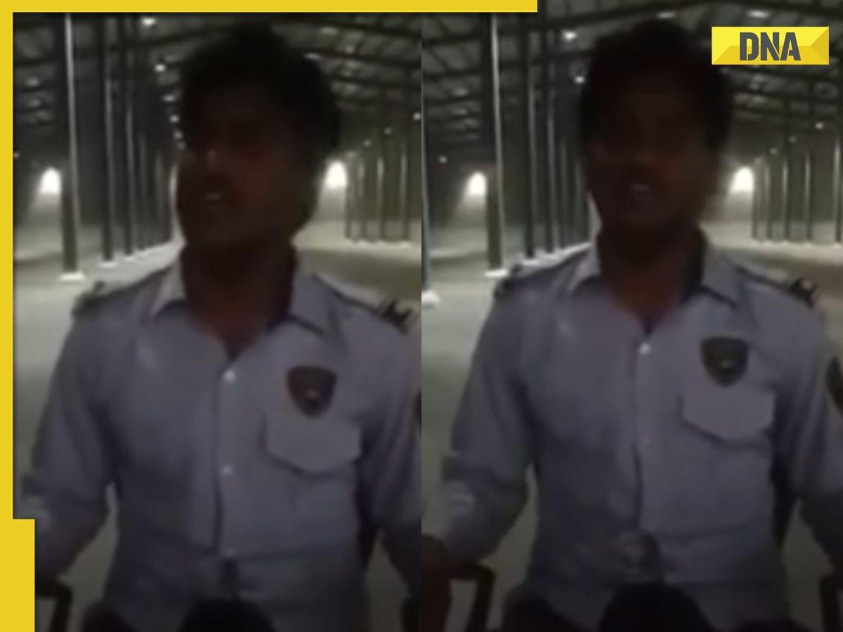 'Talent goes unnoticed': Security guard effortlessly sings Kailash Kher ...