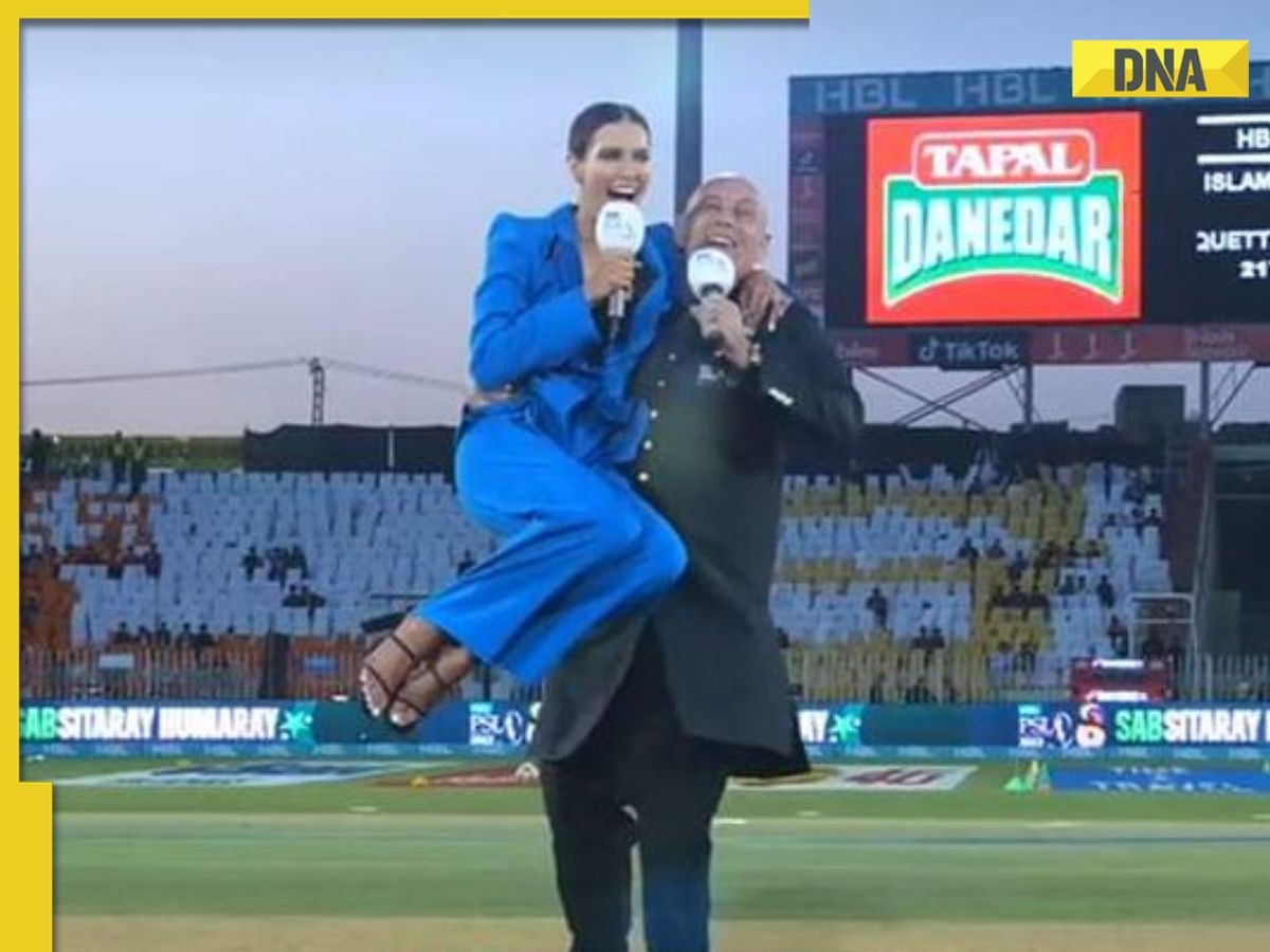 Watch: Danny Morrison lifts presenter on his lap ahead of PSL match ...