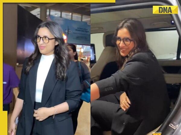 Watch: Parineeti Chopra blushes as paps ask her about wedding rumours with Raghav Chadha