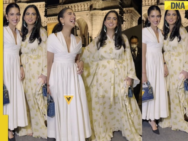 Viral video: Radhika Merchant, Isha Ambani start laughing as paps ...
