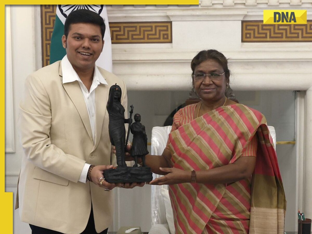 President Murmu meets Generic Aadhaar's Arjun Deshpande, praises him ...