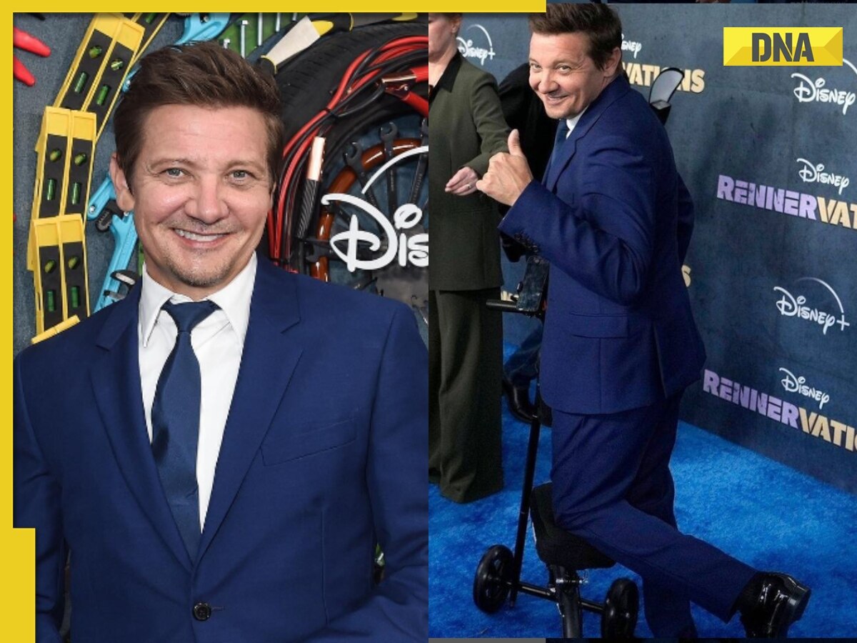 Watch: Jeremy Renner uses motorised scooter at Rennervations premiere ...
