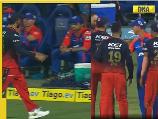 Virat Kohli gives death stare to Sourav Ganguly, refuses to shake hands after RCB vs DC match ...