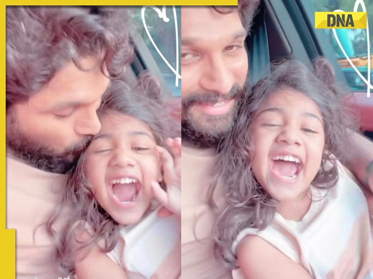 Watch: Allu Arjun shares adorable video with daughter Allu Arha, fans ...