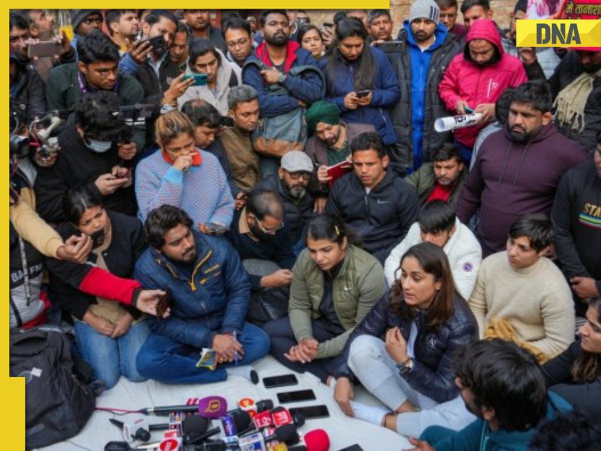 Wrestlers' protest: AAP workers stage protest in Nagpur, demanding ...