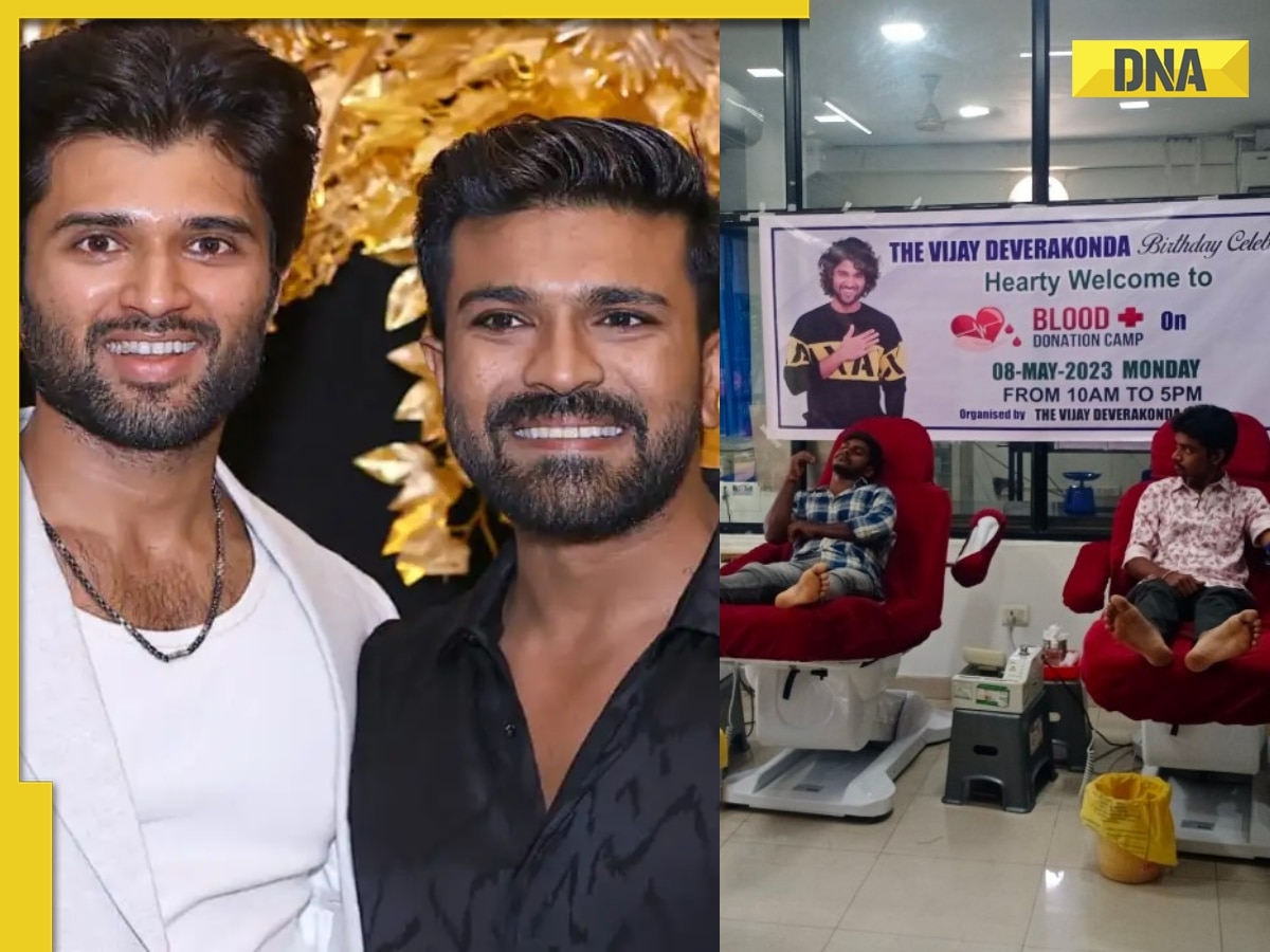 Vijay Deverakonda fans organise blood donation camp on his birthday, Ram Charan heaps praises on ...