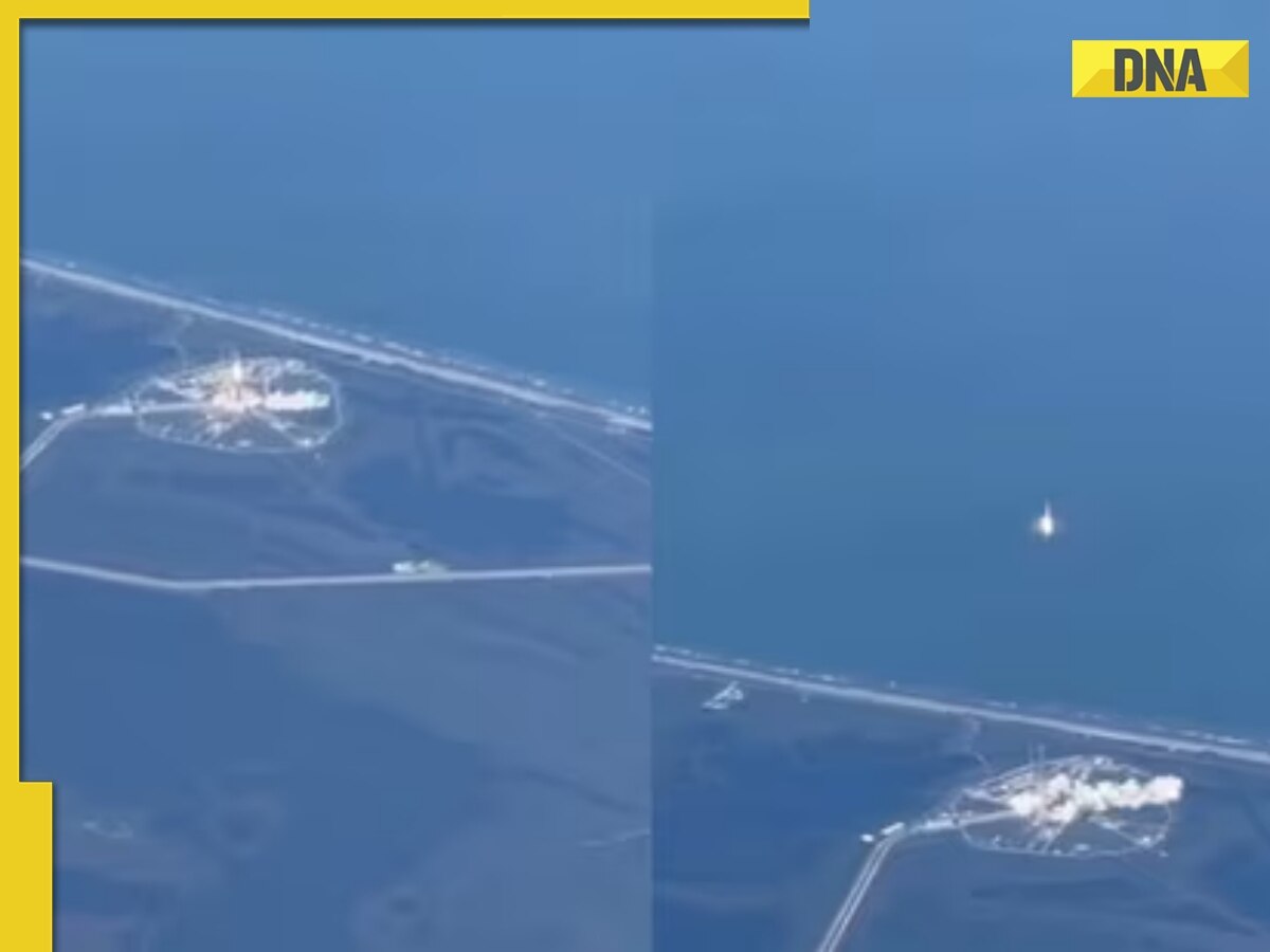 Man on flight captures actual rocket launch on camera, viral video ...