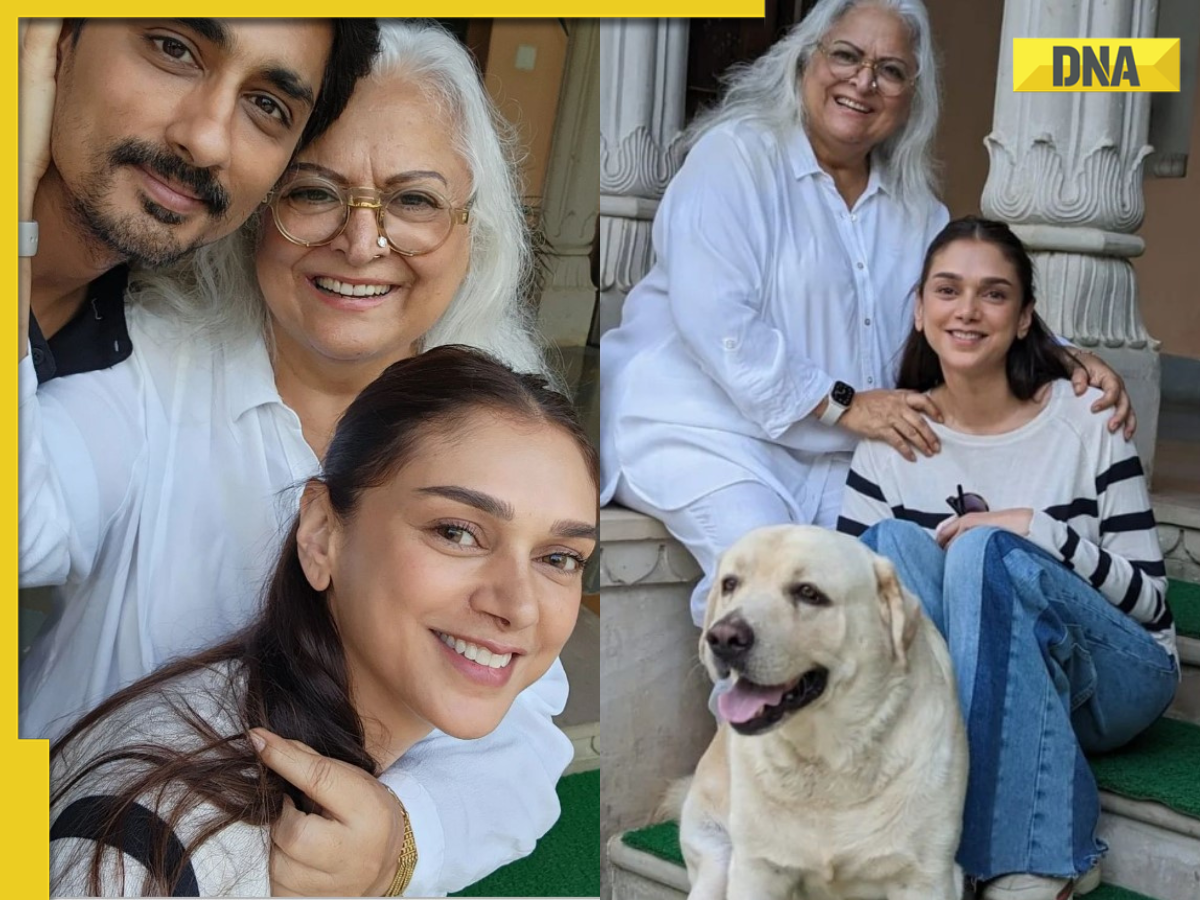 Rumoured couple Aditi Rao Hydari, Siddharth flash big smiles on their ...