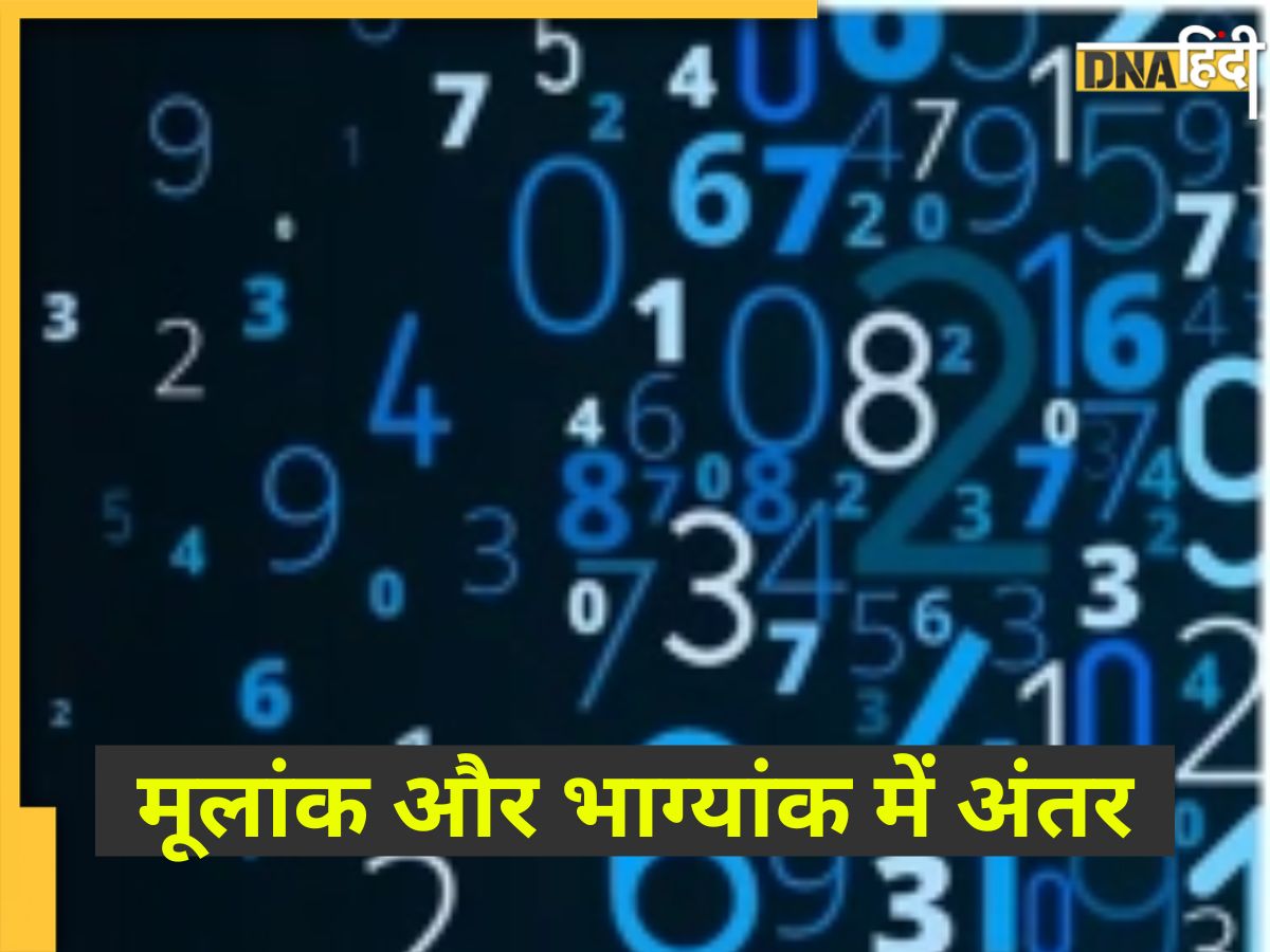 Numerology: अंक शास्त्र में मूलांक और भाग्यांक दोनों ही होते हैं अलग-अलग, जानें क्या होता है ...