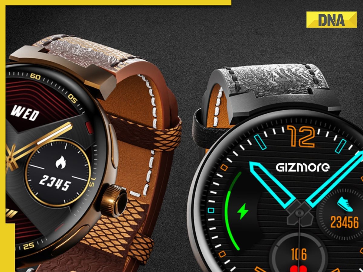 Gizmore Prime smartwatch with always-on AMOLED display, 10-day battery ...