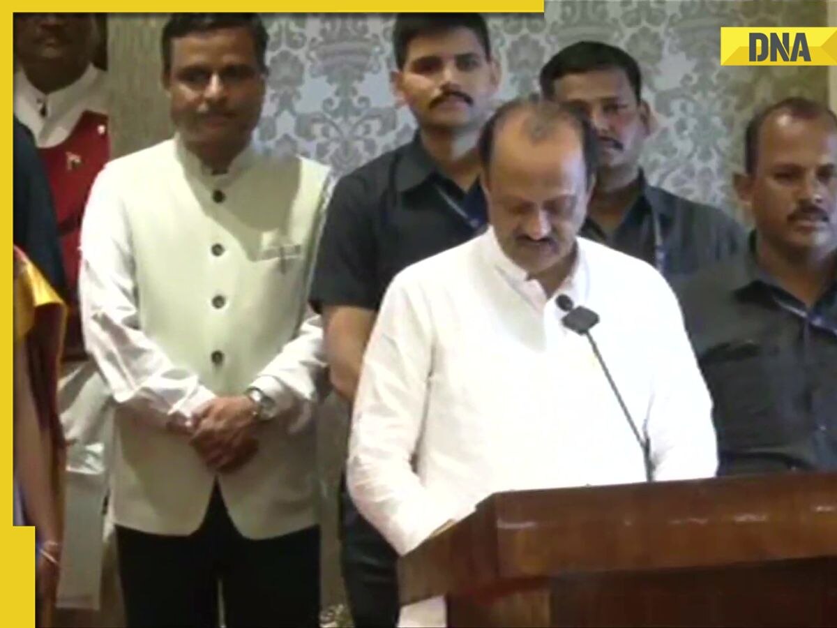 NCP splits, senior leader Ajit Pawar takes oath as Maharashtra deputy CM