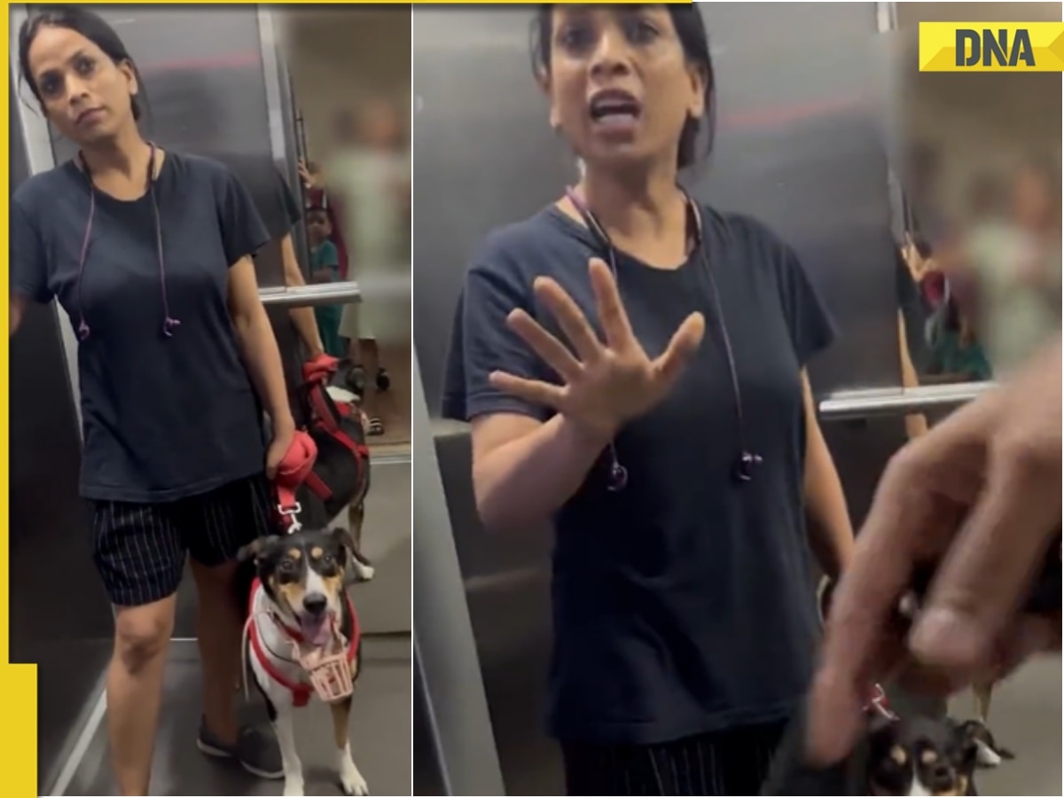 Noida: Dog owner engages in fiery argument with residents over pet's ...