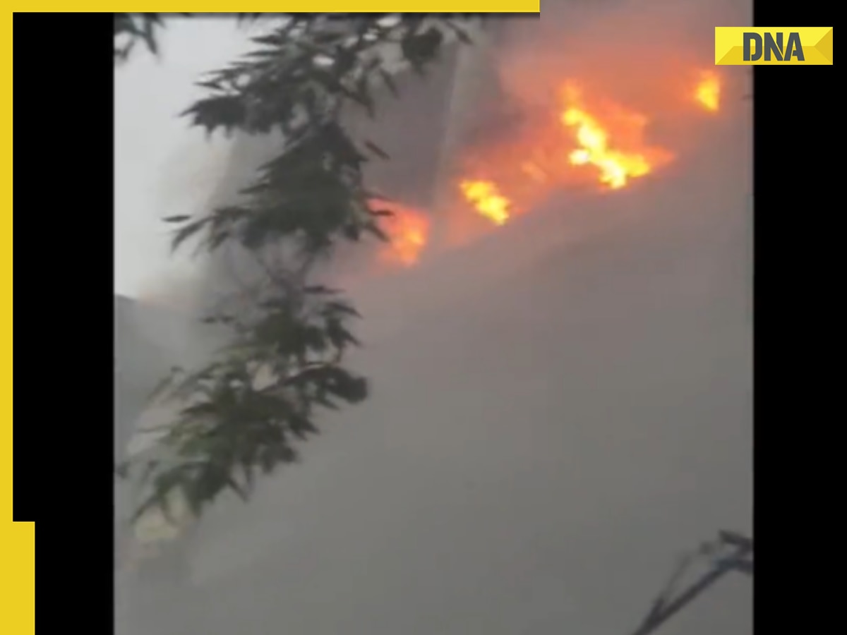 Delhi news: Massive fire breaks out on 9th floor of DCM building in ...