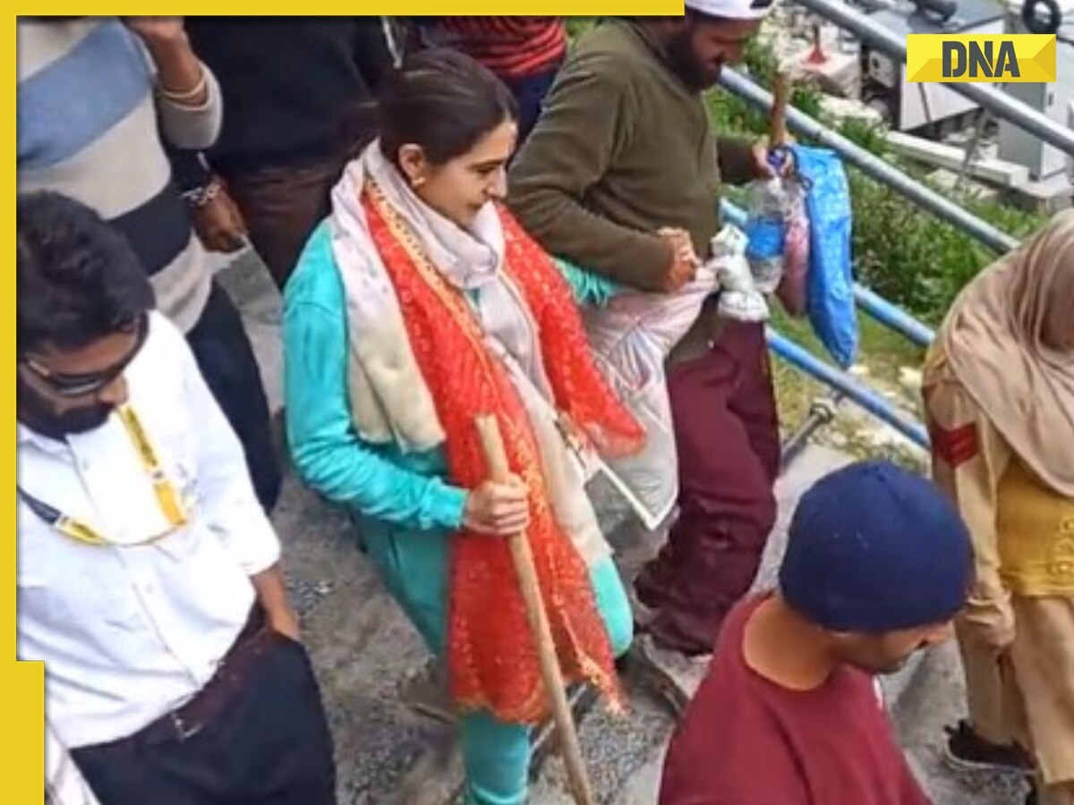 Sara Ali Khan undertakes Amarnath Yatra with high security, video goes ...