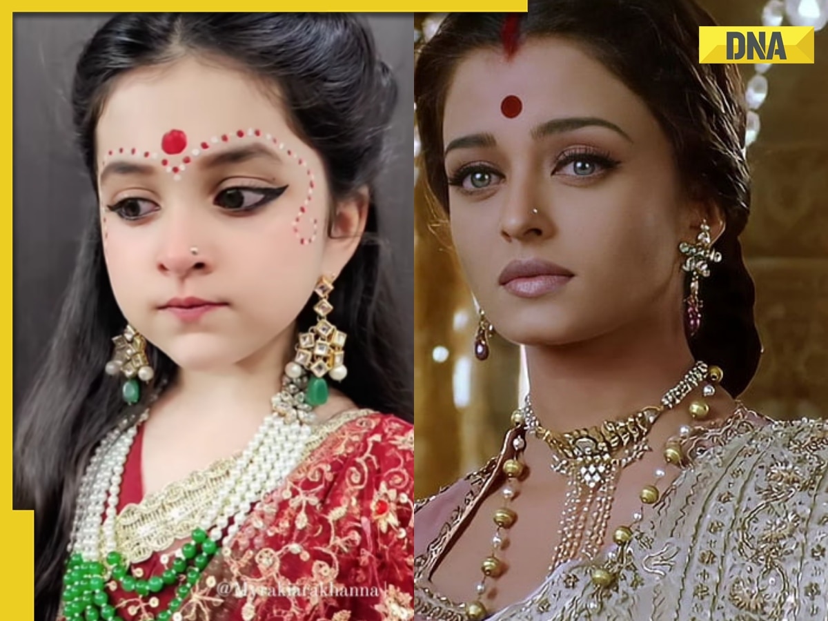 Viral video: Little girl's adorable recreation of SRK-Aishwarya’s ...