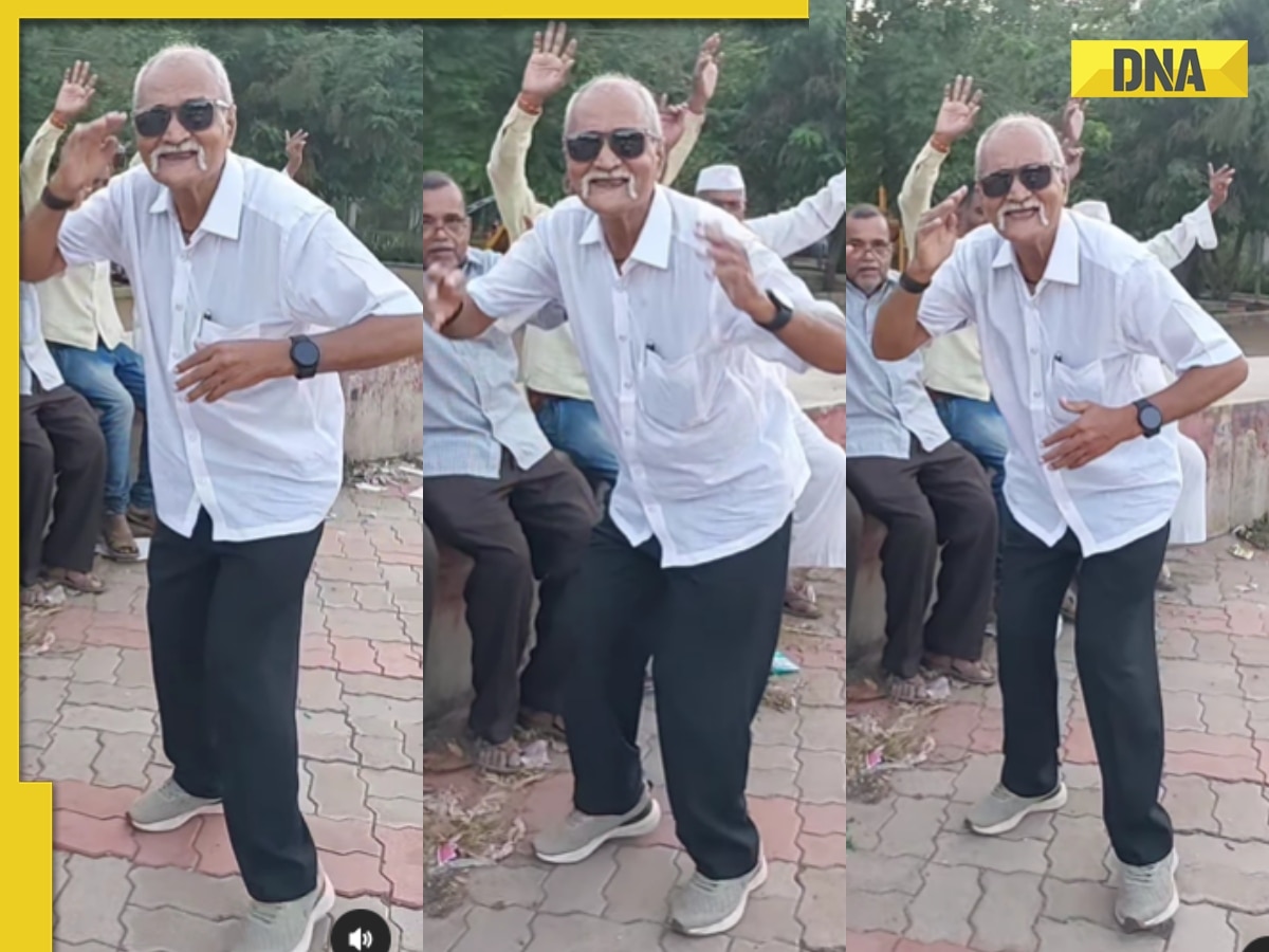 Viral video: Elderly man's adorable dance to 'Uden Jab Jab Zulfen Teri ...