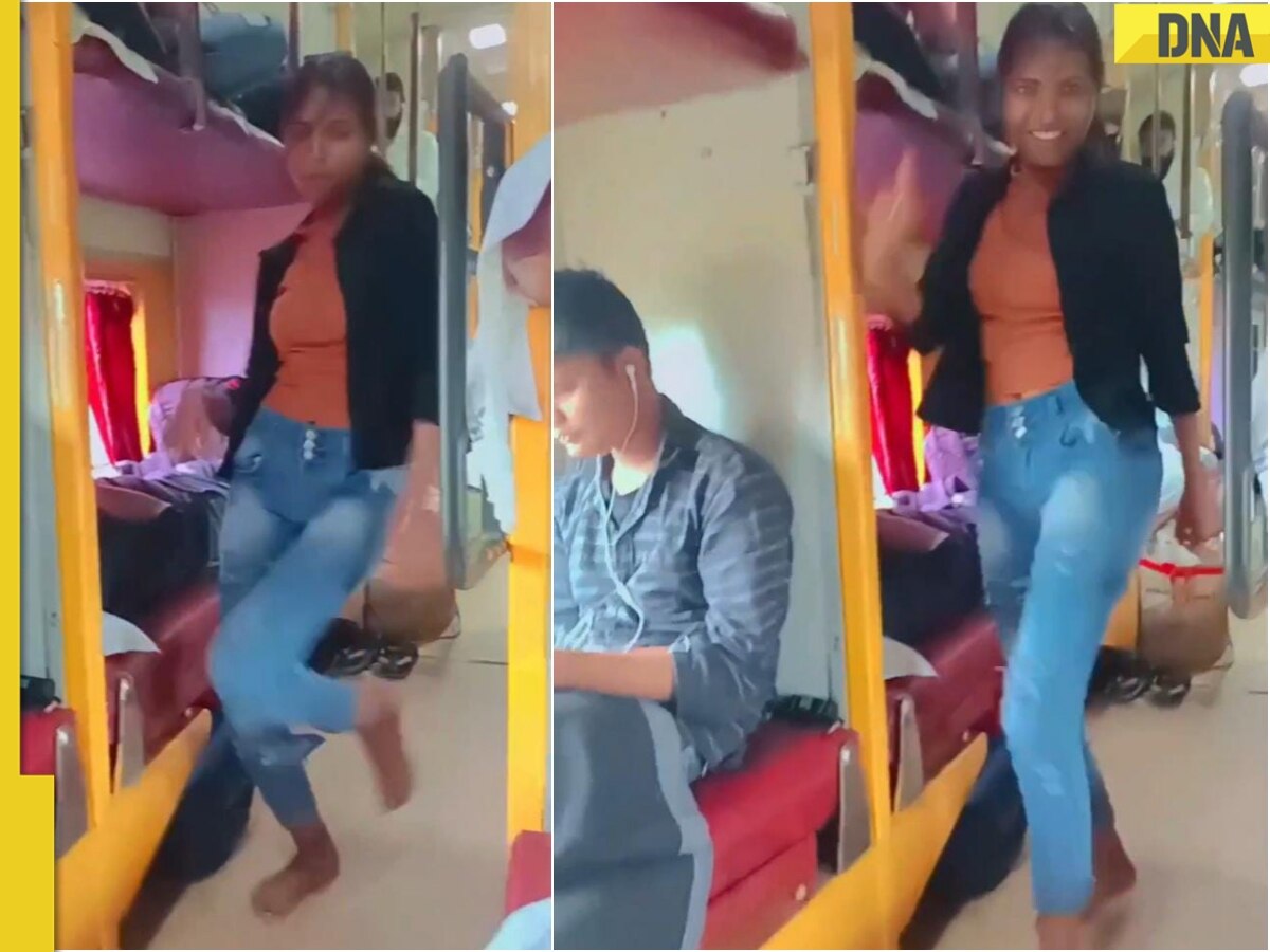 Viral video: Girl's attention-grabbing dance in crowded train makes ...