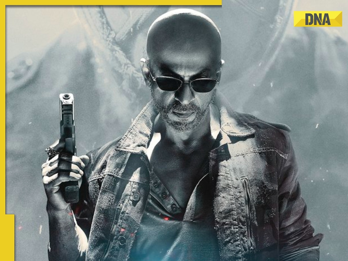 Shah Rukh Khans New Bald Look Poster From Jawan Goes Viral Fans Say