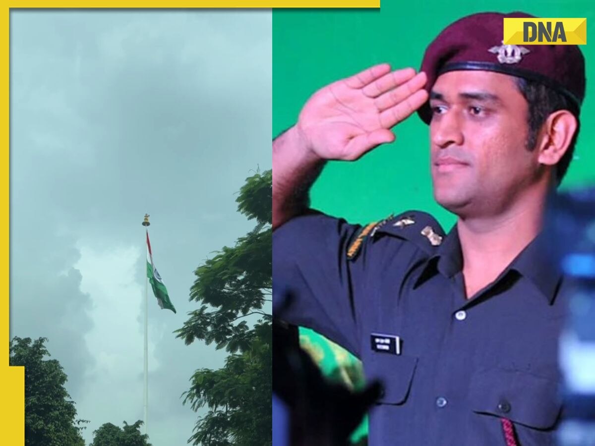MS Dhoni's patriotic tribute on India's 77th Independence Day at his ...