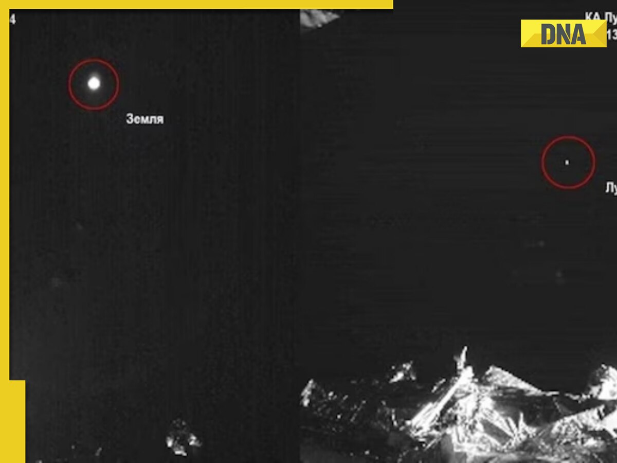 Russia's Luna-25 shares initial images during its journey to the Moon ...