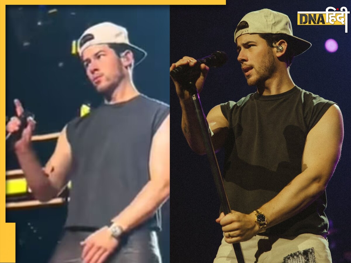 Nick Jonas के साथ फैन ने की बदसलूकी, स्टेज पर परफॉर्मेंस के दौरान फेंकी ...