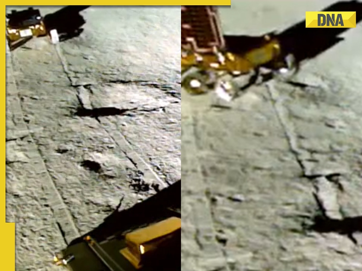 Chandrayaan-3: ISRO shares new video of Pragyan rover roaming on Moon ...