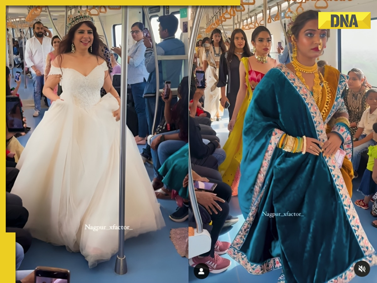 Viral video: Girls' ramp walk in moving Nagpur metro sparks debate ...