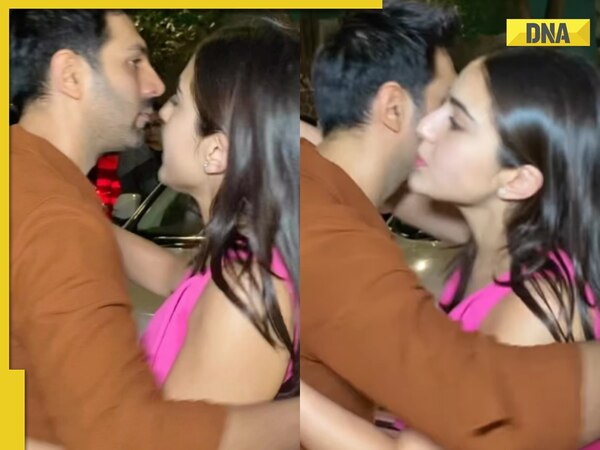 Sara Ali Khan and Kartik Aaryan hug each other at Gadar 2's success bash, netizens say 'let them ...