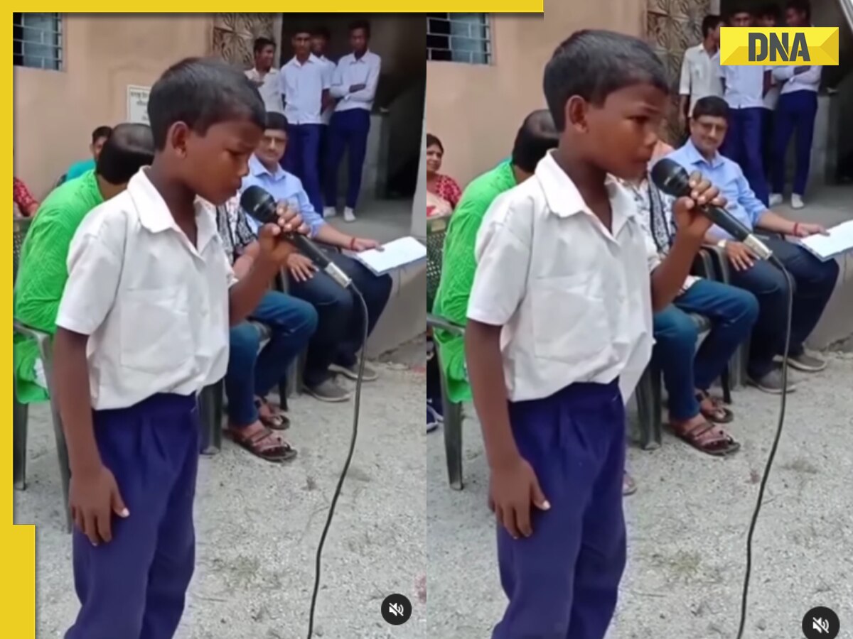 Viral video: Schoolboy's beautiful rendition of 'Sandese Aate Hai' will ...